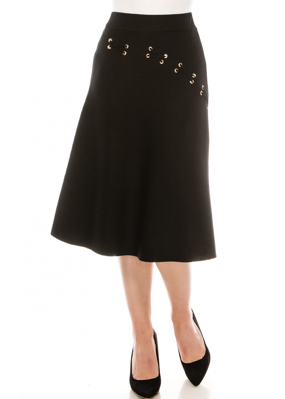 Black Pin Skirt | Modest Women Clothing - YAL New York