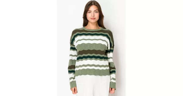 Olive Ridge Knit Sweater | Modest Women Clothing - YAL New York