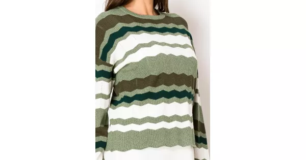 Olive Ridge Knit Sweater | Modest Women Clothing - YAL New York